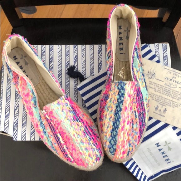 Manebi | Shoes | Manebi Fluo Multicolored Espadrilles | Poshmark
